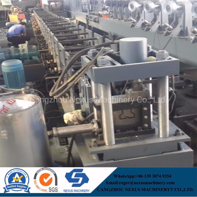 Storage Upright Beam Rack Roll Forming Production Machine with Good Price
