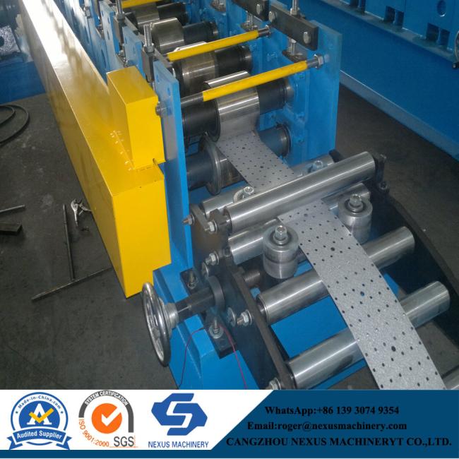 High Speed Solar Photovoltaic Stents Stud Roll Forming Machine