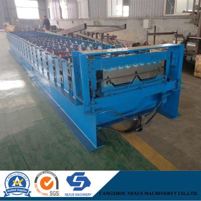 China 760 Standing Seam Lock Roofing Machine with Pre-Cutting System for sale