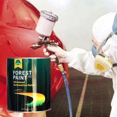 Cina Il gallone rosso Basedcoat Clearcoat automobilistico Refinish la resina di acrilico della pittura in vendita