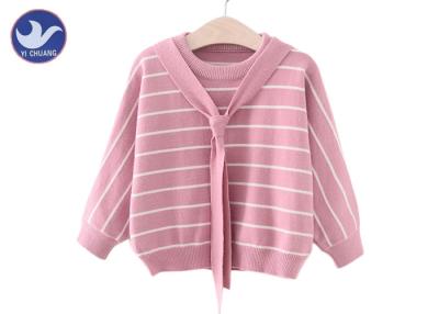 China El Batwing envuelve el tipo de las rayas de los suéteres del jersey de las muchachas de la corbata suelto en venta