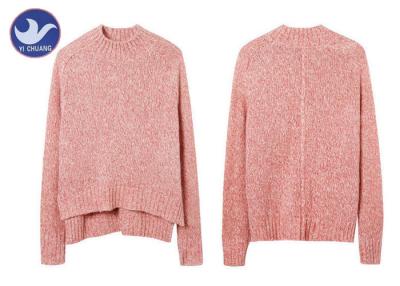 Cina Le donne delle mélange del mohair della lana tricottano il saltatore massimo minimo dell'inverno dell'apertura laterale del maglione del pullover in vendita