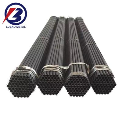 China Superfície de tubo redondo Demandas dos clientes ERW Q235 6m 2mm tubo de aço inoxidável pré-galvanizado de carbono com tamanho personalizável à venda