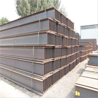 Chine Q235B A36 Q345B Grade H-channel Structural en acier au carbone H poutre avec 8 mm 64 mm épaisseur de la bride à vendre