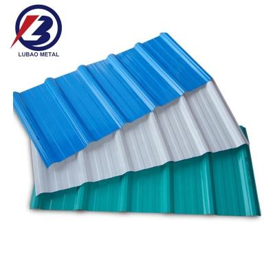 Chine 900 mm Largeur 2438 mm Longueur SGCC Grade Ral Graphique PPGI tôles de toiture ondulées pour des solutions de toiture durables à vendre