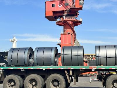 Κίνα Κατηγορία A36 1,2 mm 1,5 mm έως 12 mm Soft HRC Ms Black Carbon Hot Rolled Strip Slit Steel Coil Sheet Skin Pass Ναι προς πώληση