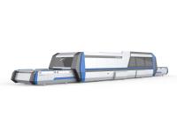 Quality Flat Bending Glass Tempering Furnace in with Horizontal Structure and No Grinding Head for sale