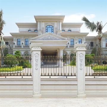 Aluminum railing installation on balcony