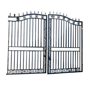 Customized wrought iron garden gate