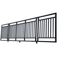 Quality Welding Galvanized Steel Rod Wrought Iron Guard Rails For Deck Customized for sale