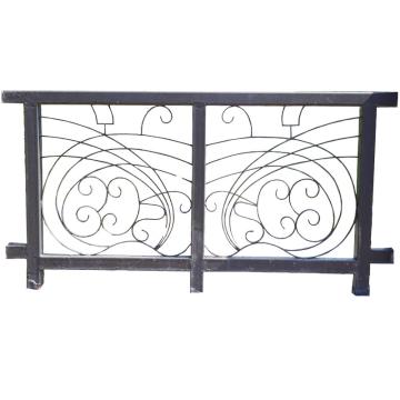Galvanized steel railing installation example