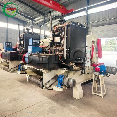 China Potente motor diesel de 235 HP capacidade máquina de trituração de madeira para processamento de madeira em larga escala à venda