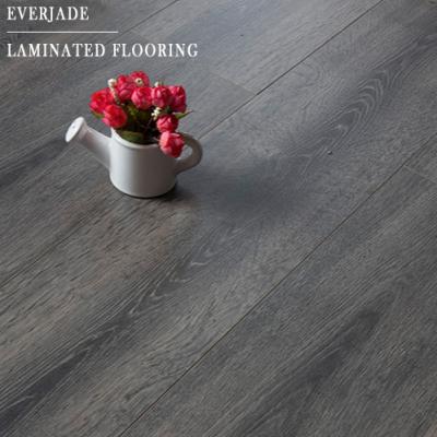 Cina Hdf Tecnologia tedesca pavimenti in legno laminato di 12 mm di classe 33 ad alta lucentezza per salotto in vendita