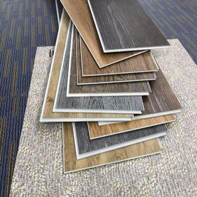 China Hotel Holz Fußboden Farbe Einfach zu installieren 4,0 mm kommerzielle Grooving Veneer Spc Fußboden zu verkaufen