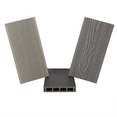 Cina 3D Deep Embossing WPC Decking con supporto tecnico online e rifinitura distressed in vendita