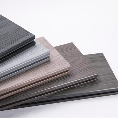 Cina Decking composito per giardino e patio in legno in superficie in rilievo ecologico in vendita