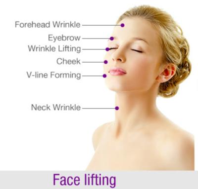 China Single Handle HIFU Facial Machine High Frequency Body Slimming Device for sale