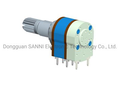 Κίνα RV12321GSKA περιστροφικός 12mm ποτενσιόμετρων μονάδων που σφραγίζεται άξονας διπλών με το διακόπτη προς πώληση
