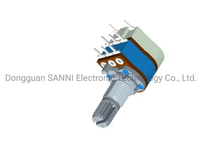 Κίνα RV12321GSKA περιστροφικός 12mm ποτενσιόμετρων μονάδων που σφραγίζεται άξονας διπλών με το διακόπτη προς πώληση
