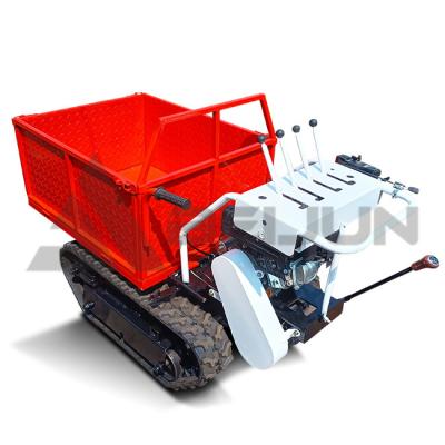 Cina Trasportabile da 0,5 a 12 tonnellate di gomma a rotaia Piccolo Mini Crawler Carrier Truck A motore diesel in vendita