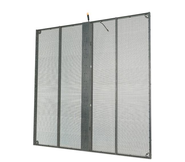 Customizable Transparent LED Strip Mesh Display – Ideal for Fixed Indoor & Outdoor Applications 2