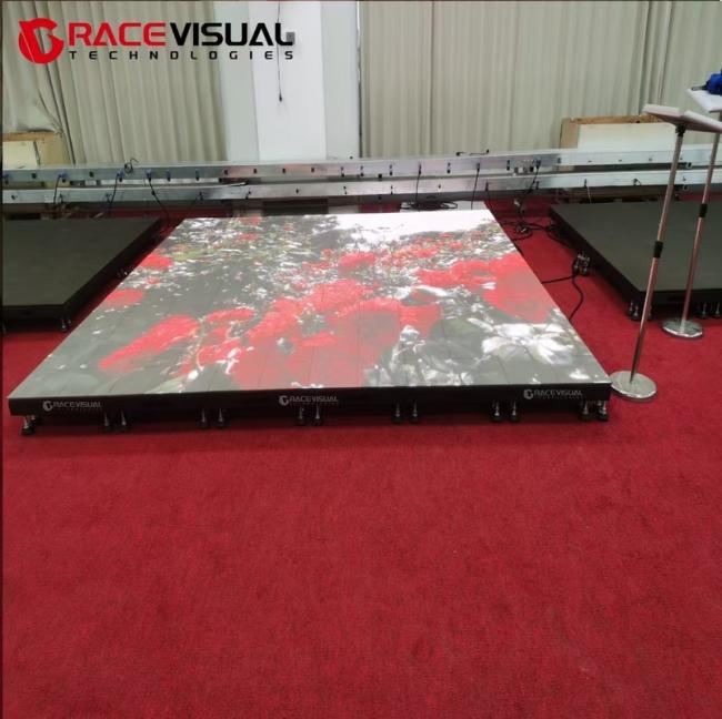 High Contrast Ratio DF Series LED Dance Floor Cold Steel/Aluminum/Die-casting Aluminum Panel 3