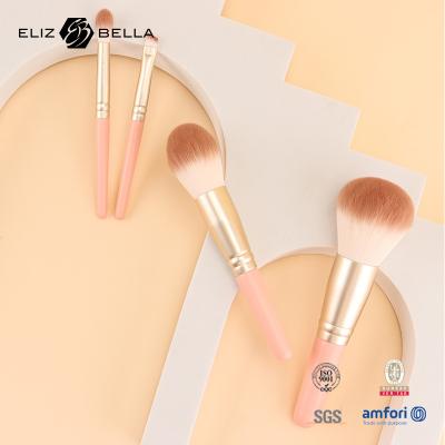 China 9pcs Professional Makeup Brush Set with Wooden Handle and Aluminium Ferrule Customization for sale