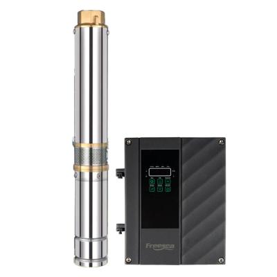 Cina Kit pompa per pozzi d'acqua a energia solare DC 400W Pompa solare sommergibile per pozzi profondi in acciaio inossidabile 24V in vendita