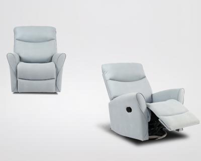 China Oversized Leather Microfiber Fabric Manual Recliner Chair With Rocking Swivel for sale