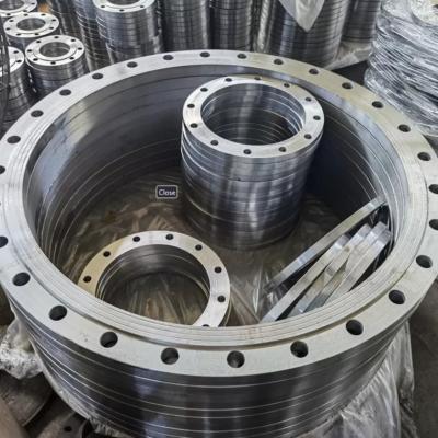 China Soem ASTM A105 schmiedete Stahlflansche, die SCH80 Beweis-Öl-Oberfläche verrosten zu verkaufen