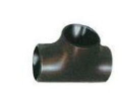 China 12 X 8 Reducer Carbon Steel Tee A234 WPB Straight Tee Fitting Black Painting for sale