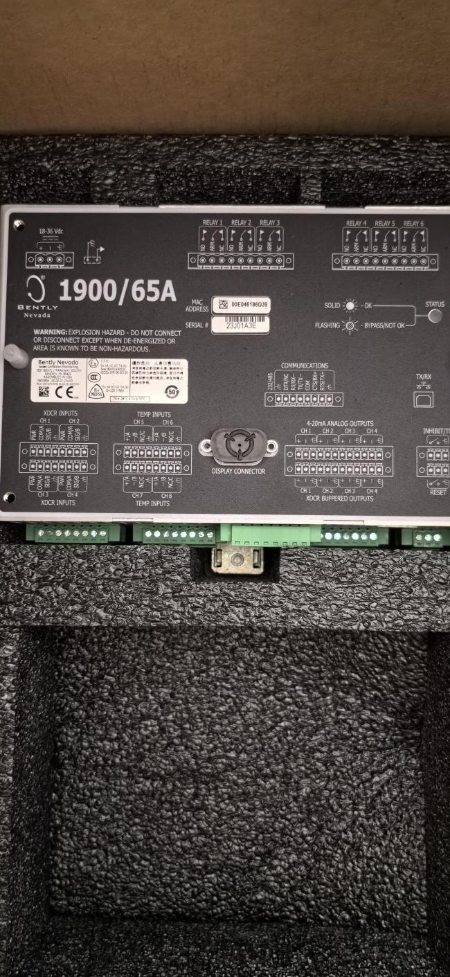 Bently Nevada 1900/65A General Purpose Equipment Monitor