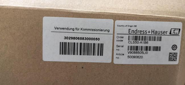 Endress Hauser Indumax CLS50 Analog Conductivity Sensor