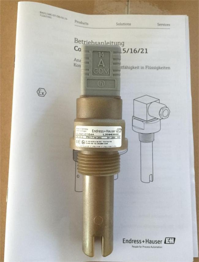 Endress+Hauser Condumax CLS21 conductivity sensor - side view