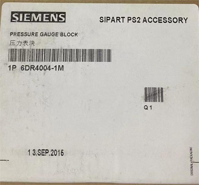 Simatic 6DR4004-1M Manometer Manifold