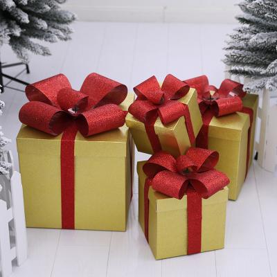Cina Scatole di carta fatte a mano di barlume dorato per l'imballaggio della decorazione del regalo in vendita