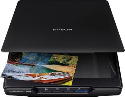 China Epson Perfection V19II High Quality Flatbed Foot Scanner USB & COM & WIFI Interface CCD Light Source for Scanning Documents for sale