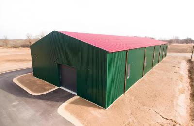 Constructions métalliques préfabriquées durables Garage métallique préfabriqué