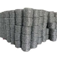 Quality Galvanized Low Carbon Tensile Steel Barbed Wire For Perimeter Protection for sale