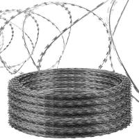 Quality Tensile Razor Wire Low Carbon Iron Wire For Security Fencing for sale