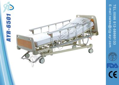 China Cama de hospital elétrica completa da placa médica do ABS do revestimento do pó com CPR manual à venda