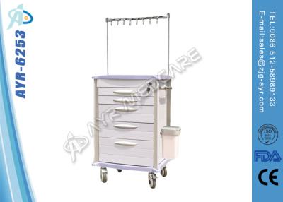 Cina Carrelli medici di infusione mobile pulita facile dell'ospedale tutto il × 910mm del × 470 dei cassetti 630 in vendita