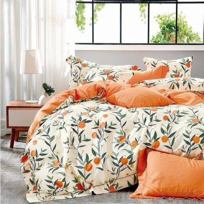Cina Insiemi organici 100% di Comfortor del piumino del cotone su ordinazione della copertura 3pcs 300 TC in vendita