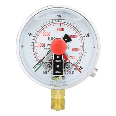 Chine 100 mm de contact électrique Mpa manomètre de pression -1...0...appareil antichoc à portée de 100 Mpa à vendre