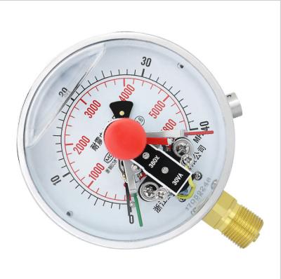 Chine 100 mm de contact électrique Mpa manomètre de pression -1...0...appareil antichoc à portée de 100 Mpa à vendre