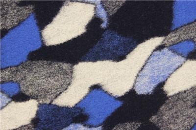 Cina Tessuto squisito ed elastico del jacquard della lana della rappezzatura con il modello del blocco in vendita
