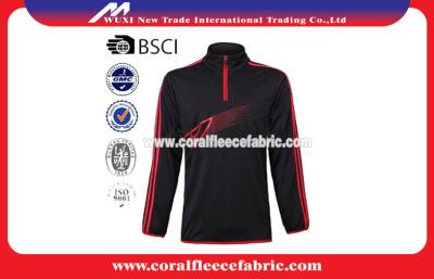 Cina Il vestito comodo di addestramento di calcio per gli uomini, nero o rosso progetta i Jersey per il cliente di calcio in vendita
