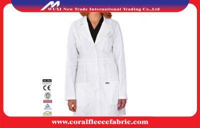 Cina La A lungo manica di Professtional dottore Lab Coat, medico bianco/grembiule dell'infermiere in vendita