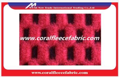 Cina Multicolori rossi tricottano il tessuto di miscela della lana del jacquard, tessuto domestico di adatto della lana della decorazione in vendita