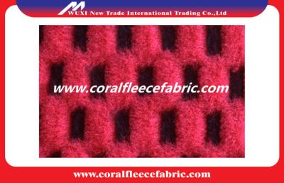 Cina Tessuto materiale del jacquard della lana dell'abbigliamento rosso in vendita